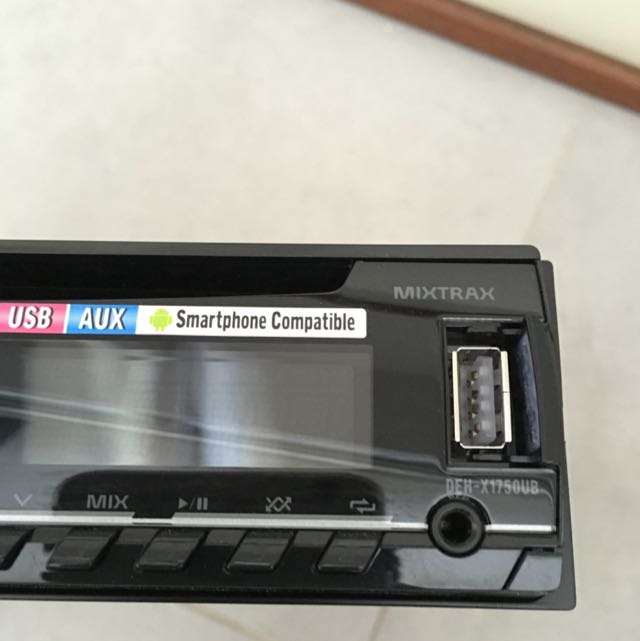 Pioneer DEH-X1750UB car Stereo Head Unit, Computers & Tech, Parts ...