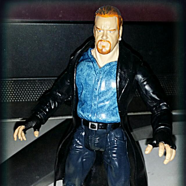 Rare WWE Jakks American Badass Undertaker Action Figure (With Removable ...