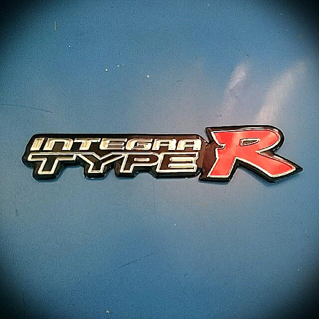 Sticker Badge For Honda Integra Type R (Brand New), Cars on Carousell