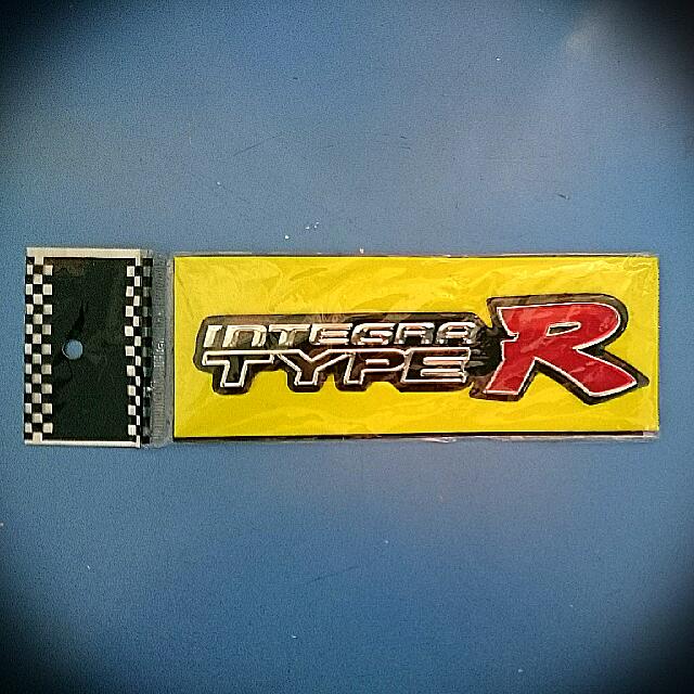 Sticker Badge For Honda Integra Type R (Brand New), Cars on Carousell