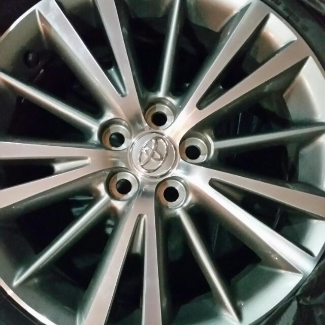 Toyota Altis Stock 16 Inch Rims/Wheels, Cars on Carousell