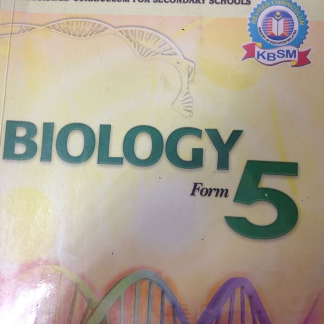 Biology Form 5 Textbook, Hobbies & Toys, Books & Magazines, Textbooks ...