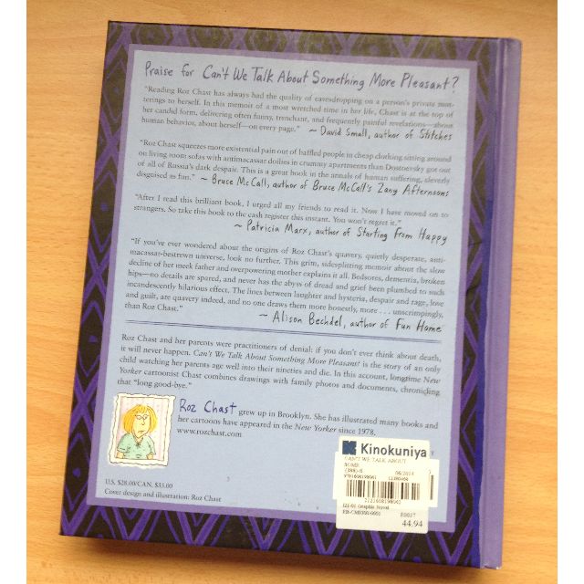 [Hardcover] CAN'T WE TALK ABOUT SOMETHING MORE PLEASANT? by Roz Chast ...