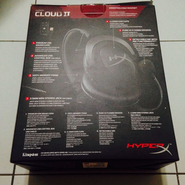 HyperX Cloud 2 Pro Gaming Headset, Everything Else on Carousell