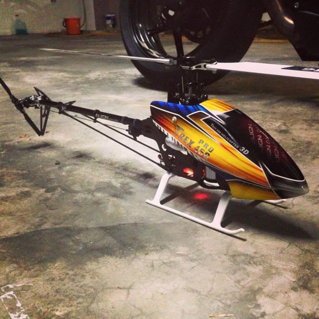 Trex 450 Pro Dfc Rc Heli, Hobbies & Toys, Toys & Games on Carousell