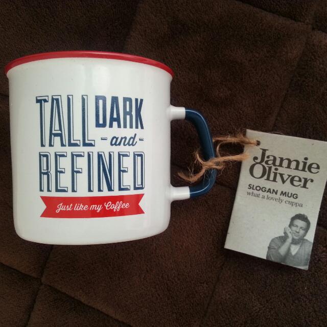 BNWT Jamie Oliver Tall Dark & Refined MUG, Women's Fashion, Dresses ...
