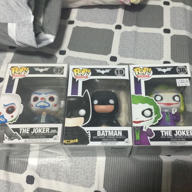 Funko Dark Knight Trilogy Set, Hobbies & Toys, Toys & Games on Carousell