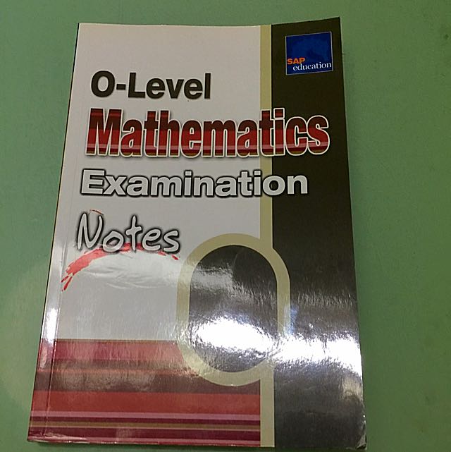 "O" Level Mathematics Notes, Hobbies & Toys, Books & Magazines ...