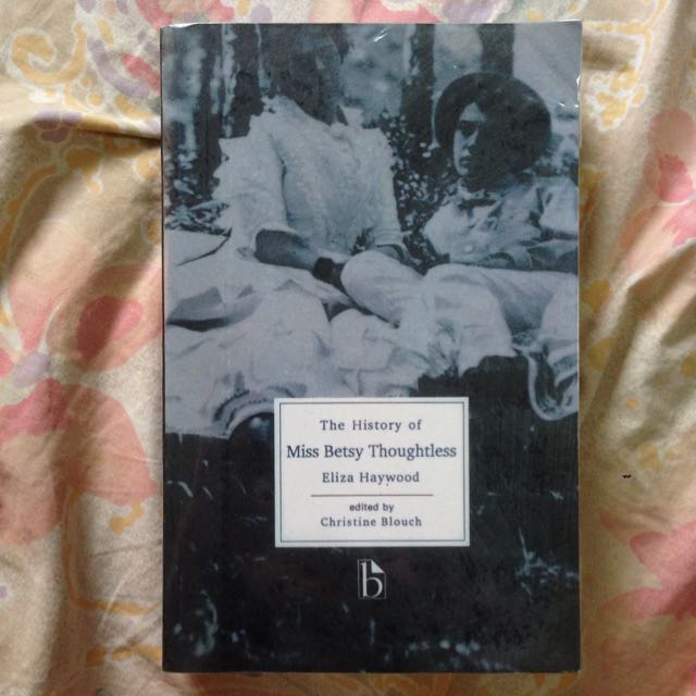 The History of Miss Betsy Thoughtless, Eliza Haywood, Hobbies & Toys ...