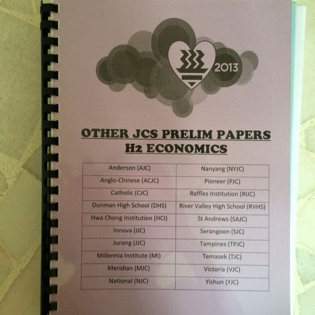 H2 Econs 2013 (HCI Compiled) Prelim Papers, Hobbies & Toys, Books & Magazines, Textbooks on ...