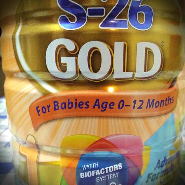 Wyeth S-26 Gold (Stage 1) Infant Formula, Babies & Kids, Nursing ...