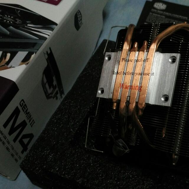 Cooler Master GeminII M4 Low Profile CPU Cooler, Computers & Tech ...