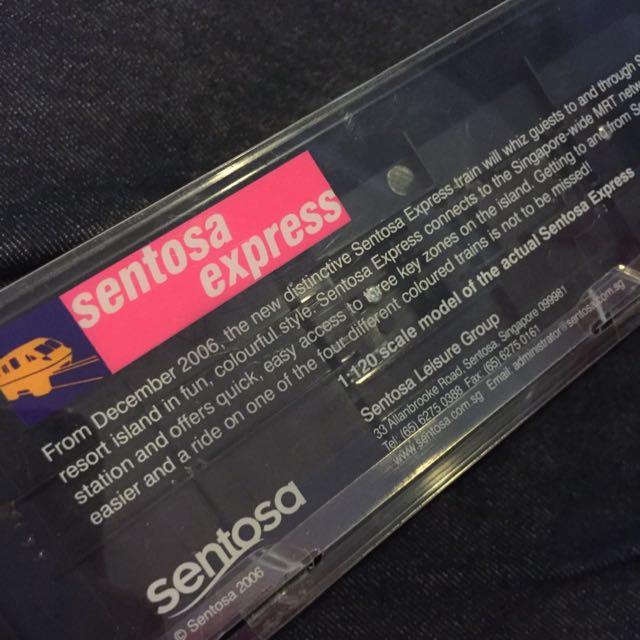 Sentosa Express Model Train 1:120 Scale, Hobbies & Toys, Toys & Games ...