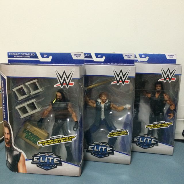WWE Mattel Elite The Shield, Hobbies & Toys, Toys & Games on Carousell