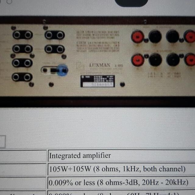 Vintage Luxman L430 Integrated Amplifier, Audio, Soundbars, Speakers & Amplifiers on Carousell
