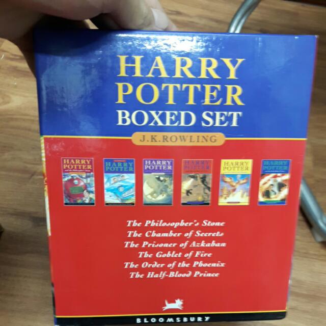 The Harry Potter Boxed Set, Hobbies & Toys, Books & Magazines, Fiction & Non-Fiction on Carousell