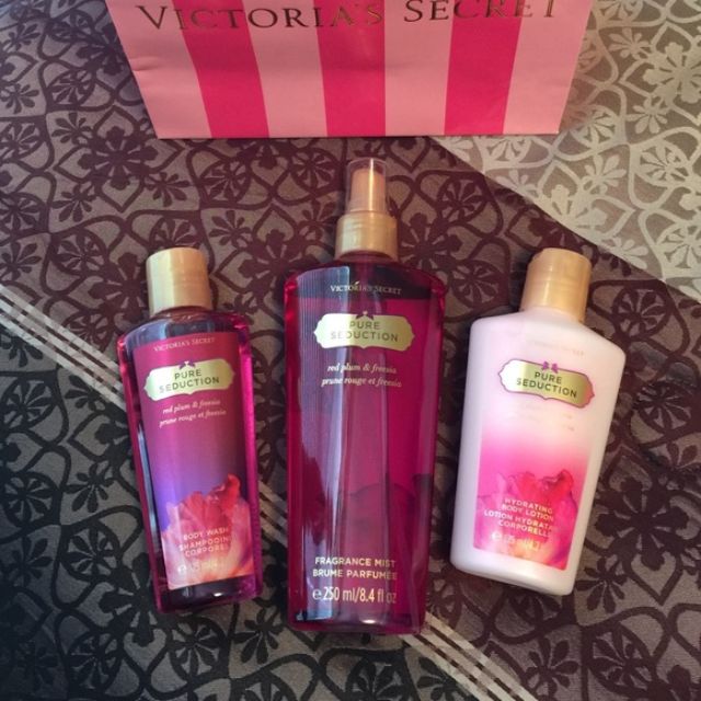 Victoria Secret Pure Seduction Holiday Gift Set, Beauty & Personal Care ...