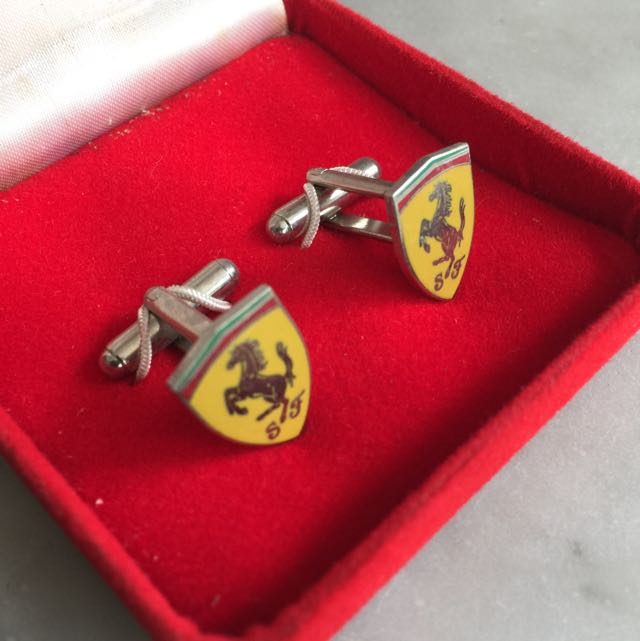 Vintage Ferrari Cufflinks, Hobbies & Toys, Memorabilia & Collectibles ...