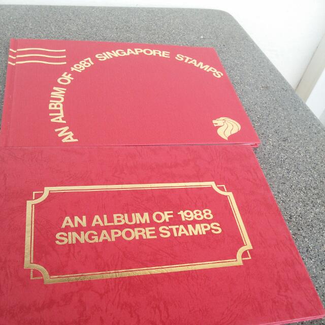 Album Of 1987/1988 Singapore Stamps, Hobbies & Toys, Memorabilia ...