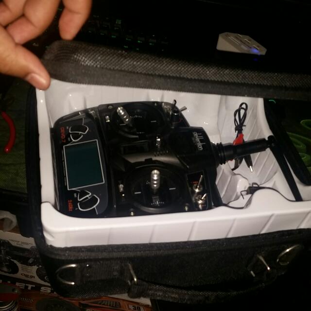 Devention DEVO 7 Transmitter With Receiver And TRX Carrier, Hobbies ...