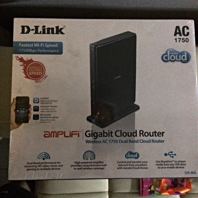 D-Link Gigabit Cloud Router Wireless AC 1750, Computers & Tech, Parts ...