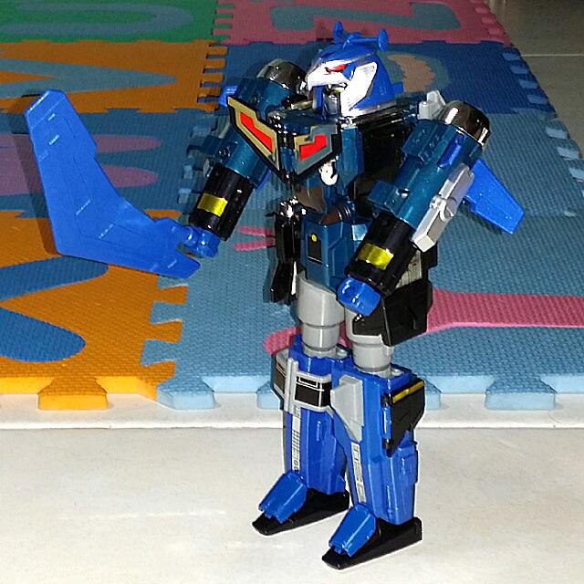 Gingaman Ginga Phoenix Stratoforce DX Megazord Year 1998 Original Bandai Power Rangers Lost ...