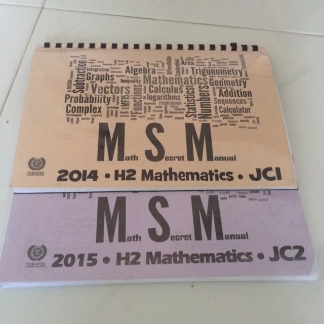 TJC Math Secret Manual (MSM), Hobbies & Toys, Books & Magazines ...