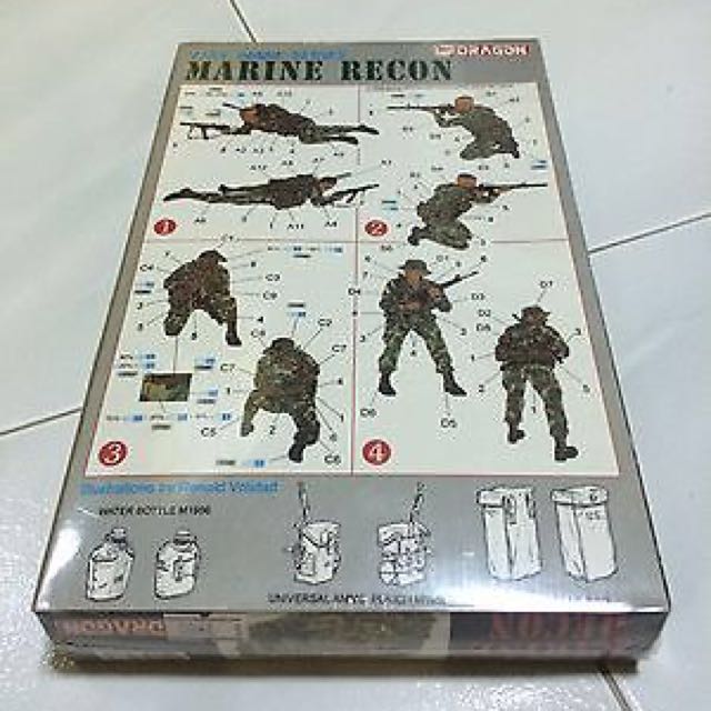 Dragon DML 1:35 NAM Series Soldiers Figures Model Kits Marine Recon ...