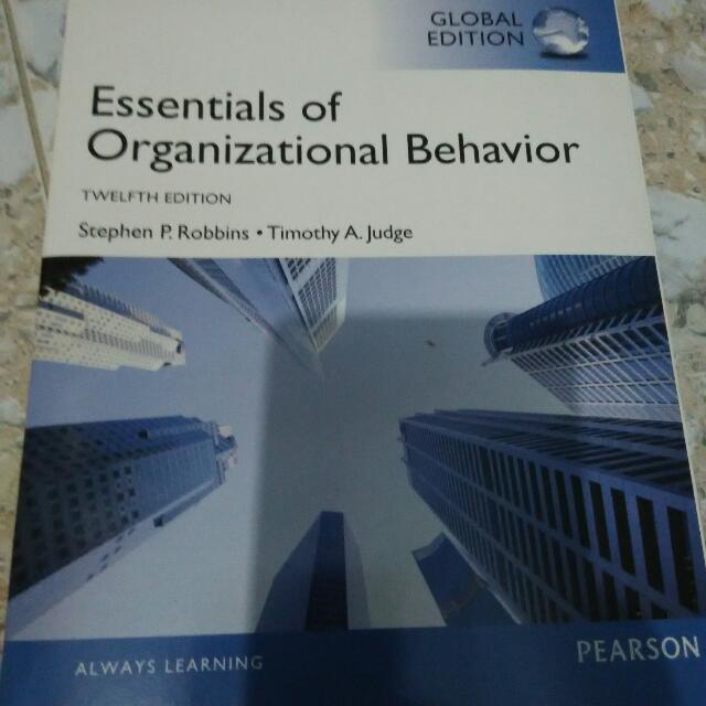 Essentials Of Organization Behaviour Textbook - Brand New, Hobbies ...