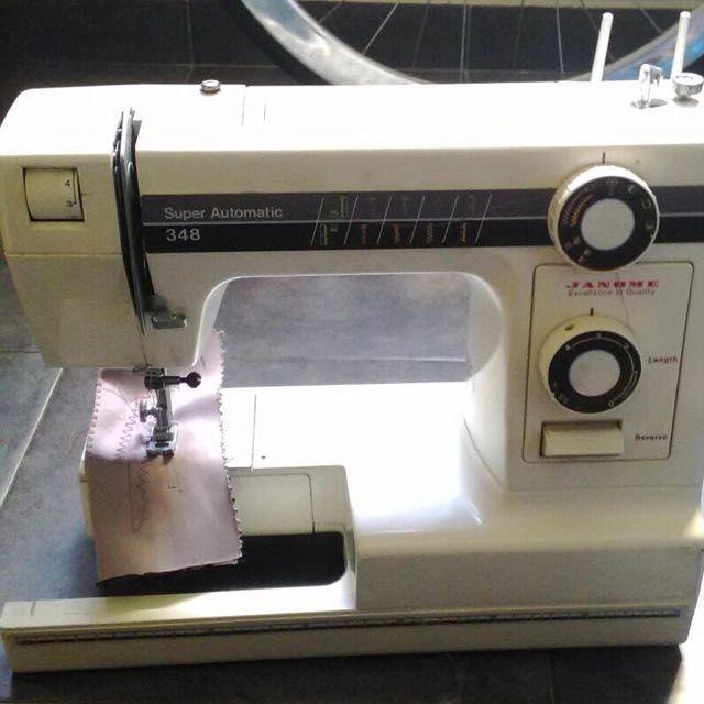 Super Automatic Janome 348 Sewing Machine, Furniture & Home Living ...