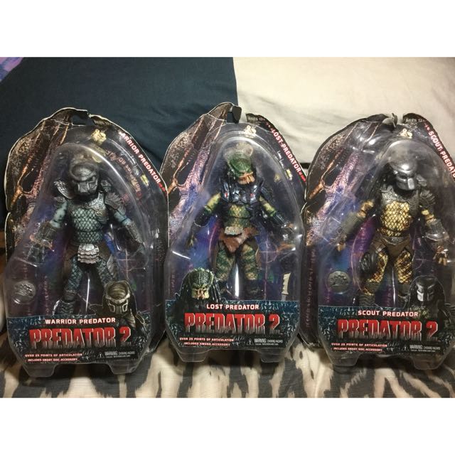 NECA Predator Series 6 Borg Scout Warrior Lost Tribe Predators (Alien ...