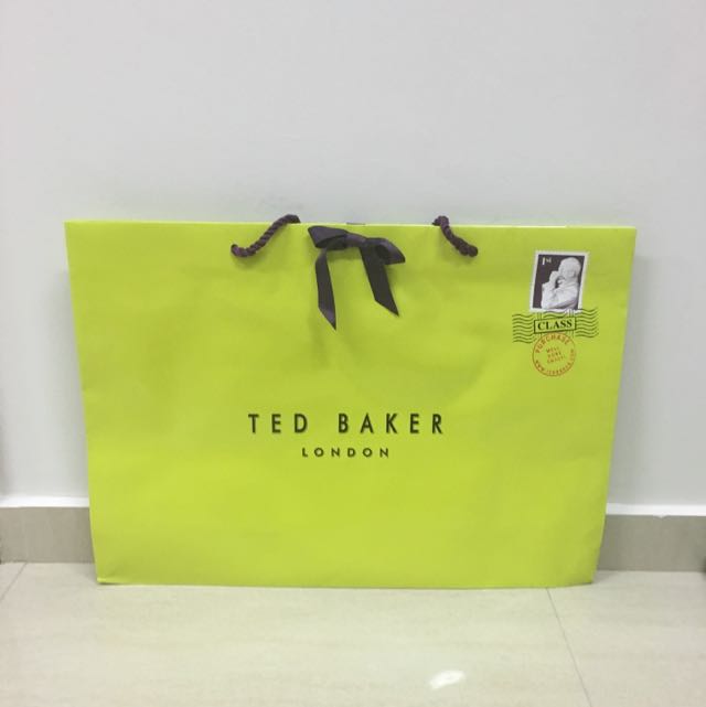 Ted Baker / Kate spade Paper Bag, Luxury, Bags & Wallets on Carousell