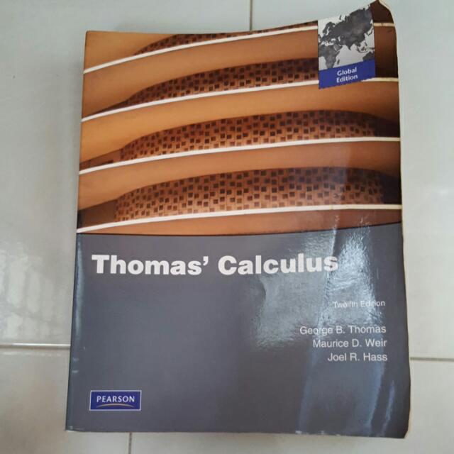 Thomas' Calculus 12th Edition, Hobbies & Toys, Books & Magazines ...