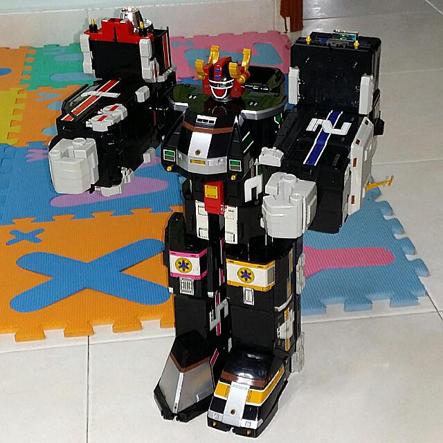 Lightspeed Rescue Super Train Grand Liner Megazord Year 1999 Original ...