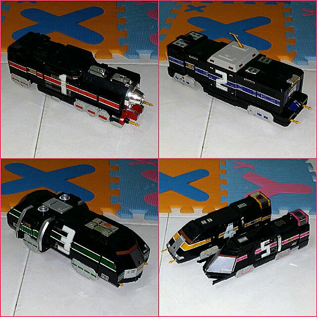 Lightspeed Rescue Super Train Grand Liner Megazord Year 1999 Original ...