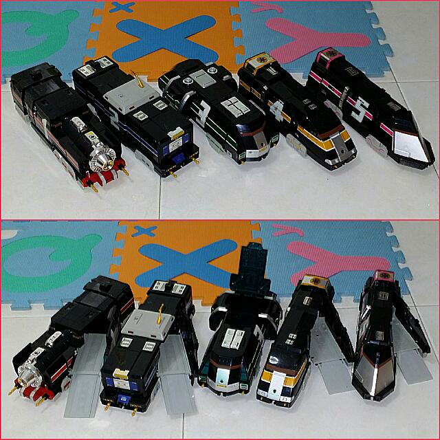 Lightspeed Rescue Super Train Grand Liner Megazord Year 1999 Original ...