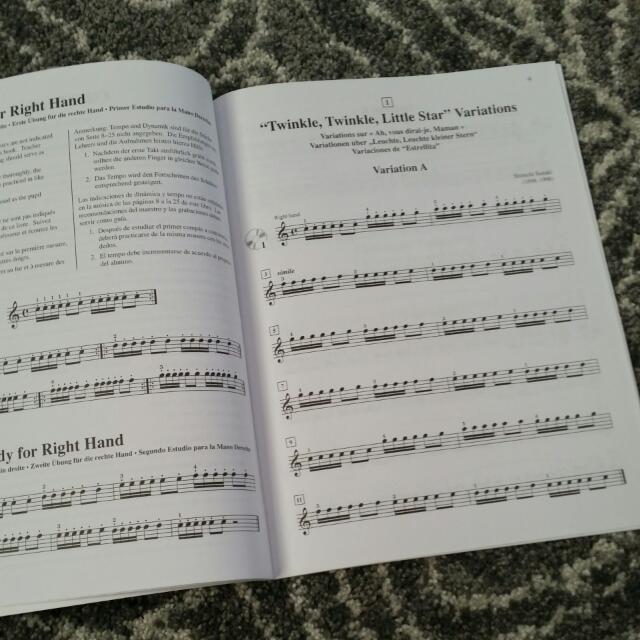 Suzuki Piano Method Book 1, Hobbies & Toys, Music & Media, Music Scores ...