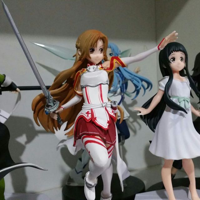 Sword Art Online Figurines(Set of 9), Hobbies & Toys, Toys & Games on ...