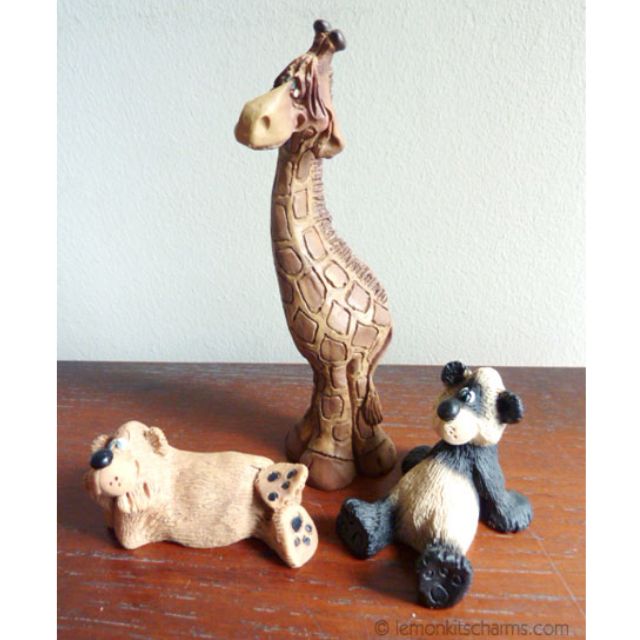 Vintage 1990 Russ Figurines (3pc) by Kathleen Kelly Critters Factory ...