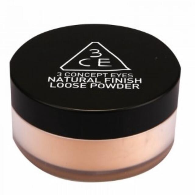 3CE NATURAL FINISH LOOSE POWDER, Beauty & Personal Care, Face, Face ...