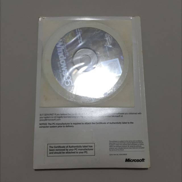 Windows 95 Installation CD and FLOPPY, Computers & Tech, Parts ...