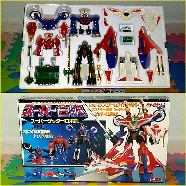 Yutaka Super Getter Robo Go Getta Robot DX Year 1991 Reissue NIB Very ...