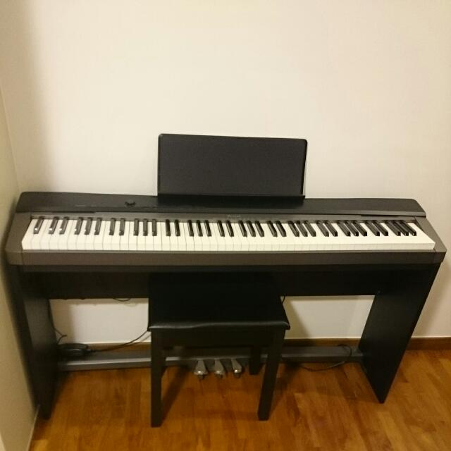 Casio Privia Keyboard With Stand, Health & Nutrition, Health Monitors ...