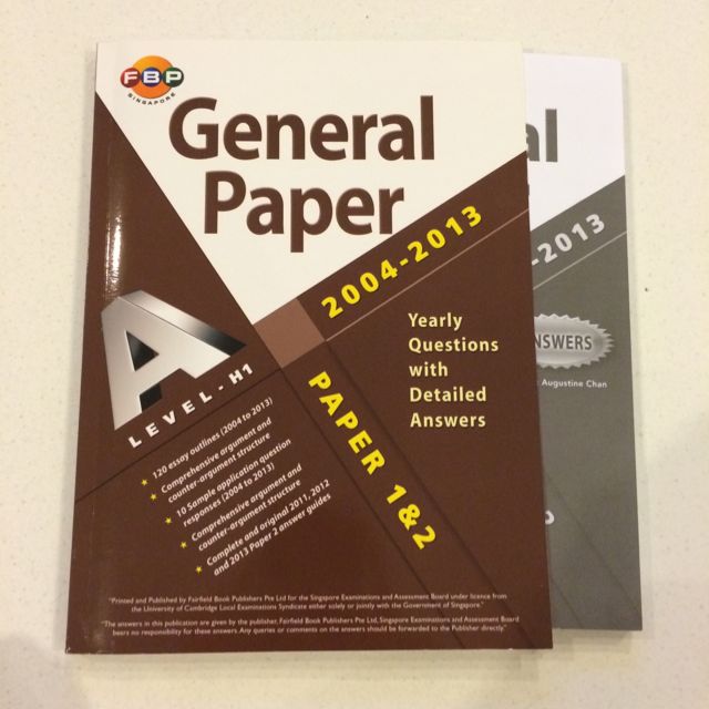 General Paper TYS + Answer Booklet, Hobbies & Toys, Books & Magazines ...