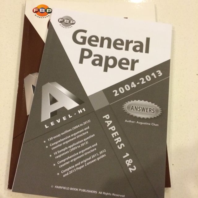 General Paper TYS + Answer Booklet, Hobbies & Toys, Books & Magazines ...