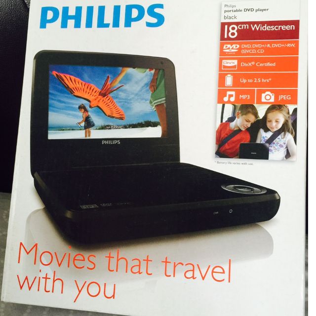 Philips Portable DVD Player PD7000B 18cm/ 7" LCD, Computers & Tech ...