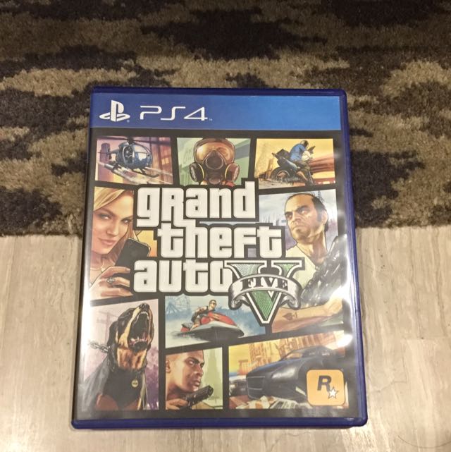 PS4 Grand Theft Auto 5, Hobbies & Toys, Toys & Games on Carousell