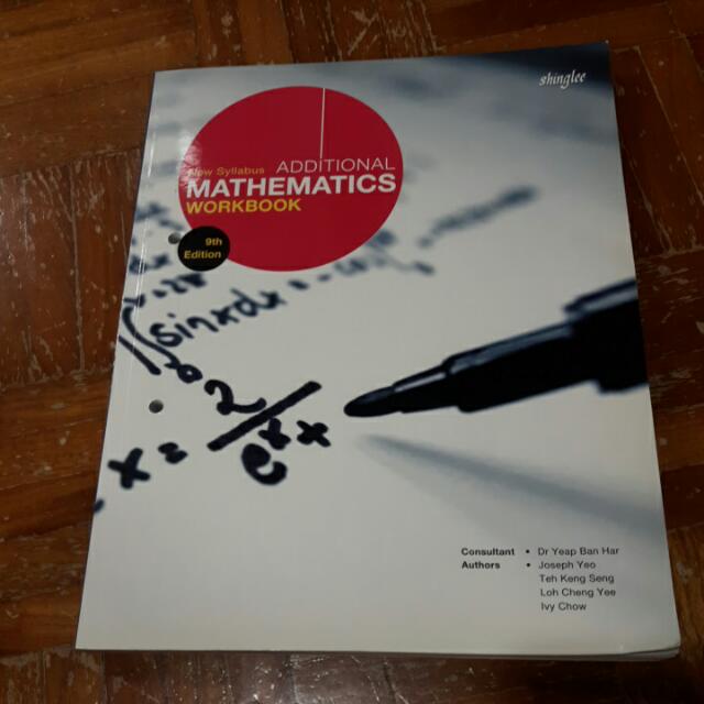 Additional Mathematics Workbook, Hobbies & Toys, Books & Magazines ...