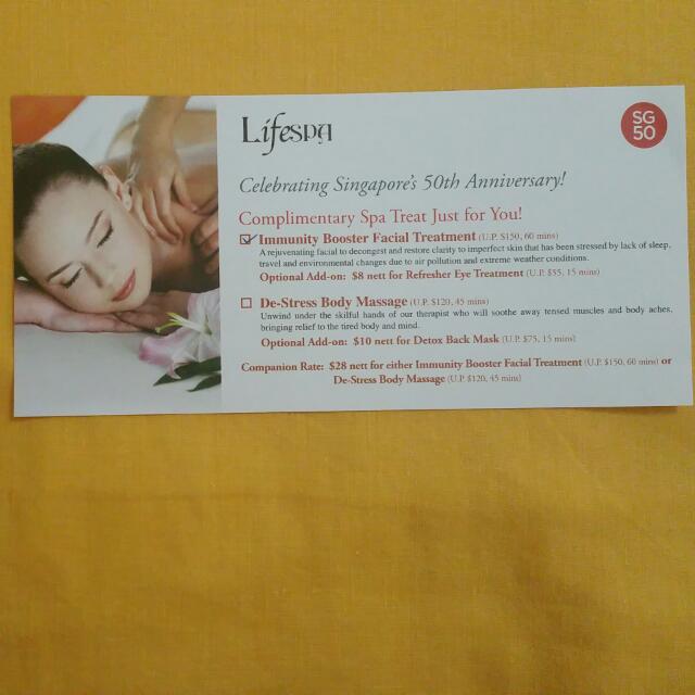 LifeSpa Immunity Booster Facial Treatment, Beauty & Personal Care, Face ...