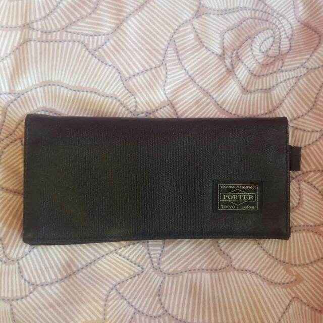 Porter Long Wallet (Black), Men's Fashion, Watches & Accessories ...
